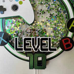 Xbox Cake Topper, Xbox Birthday Decor, Video Game Cake Topper, Video ...