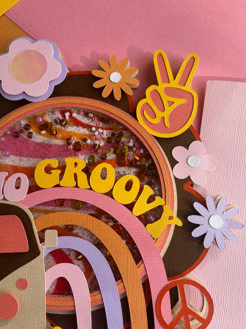Two Groovy Cake Topper/ Groovy Cake Topper/ Groovy Birthday - Etsy