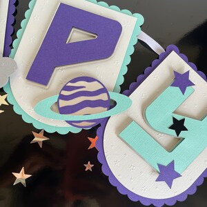 Space Banner Outer Space Banner Space Birthday Space Party - Etsy