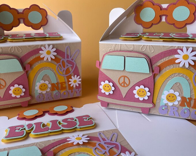 Groovy Treat Boxes Groovy Party Favors Boho Party Decorations Groovy ...