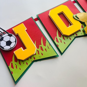 Soccer Birthday Banner, Soccer Party Banner, Soccer Party Theme, Soccer ...