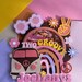 Two Groovy Gable Box/ Two Groovy Party Favor/ Groovy Birthday Party ...