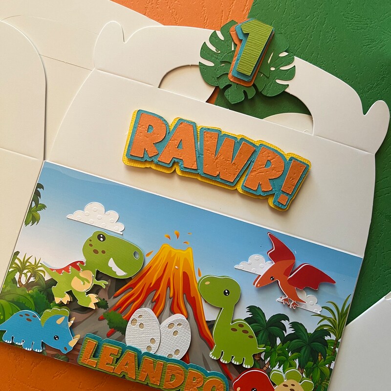 Dinosaur Theme Party Box - Etsy