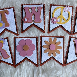 Two Groovy High Chair Banner/two Groovy Banner/ Groovy - Etsy