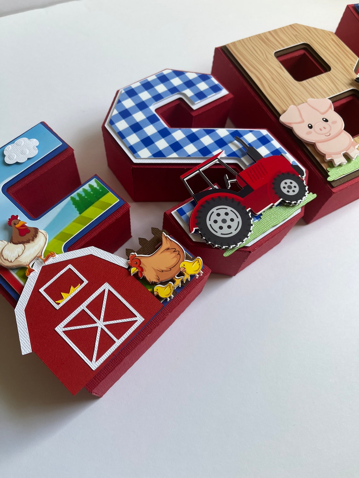 Farm 3D Letters Farm Birthday Party Farm Party Farm - Etsy