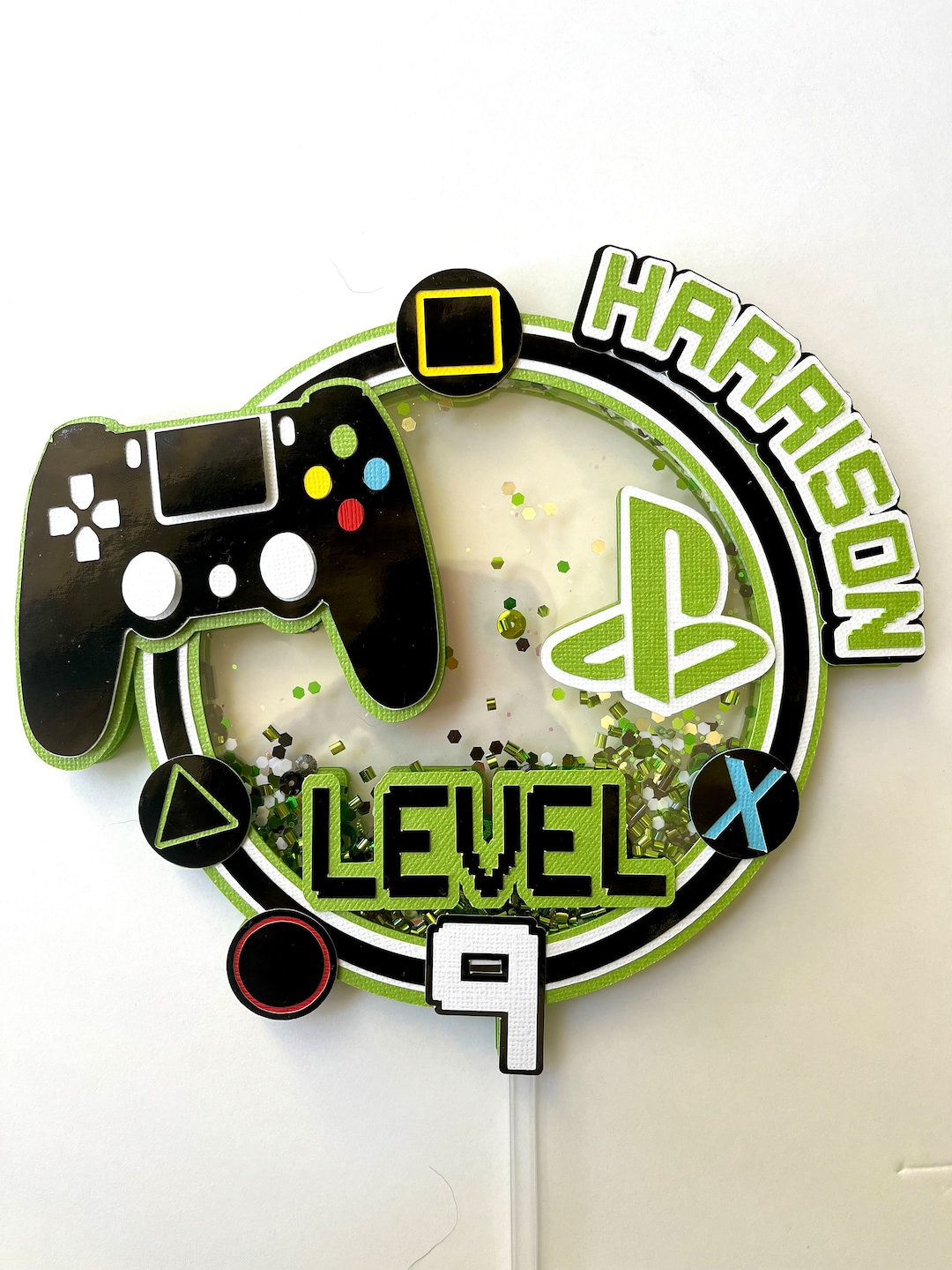 Video Game Cake Topper Gaming Cake Topper Video Game Birthday Gaming ...