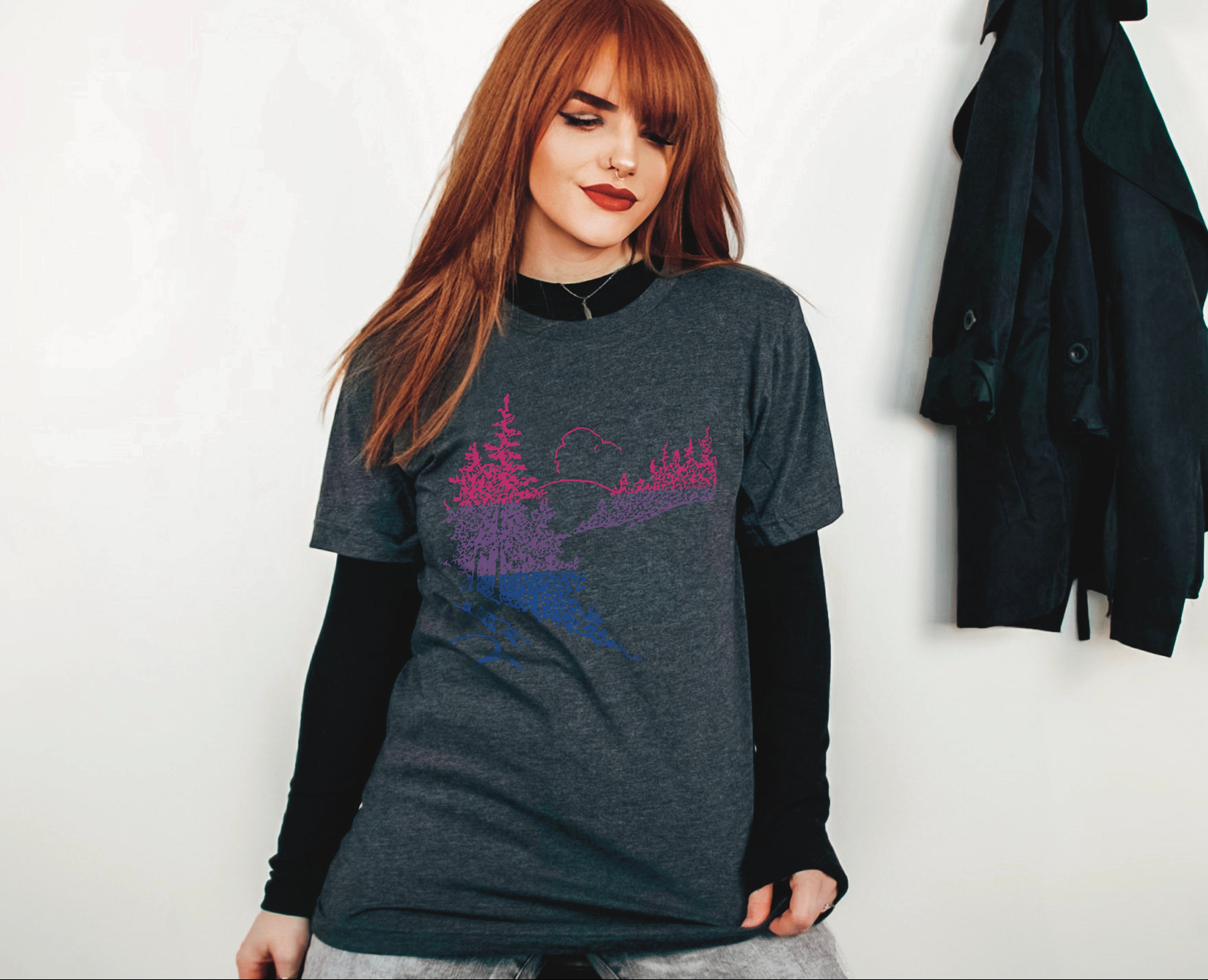 Bi Shirt Subtle Bi Pride Shirt Bisexual T Shirt Bisexual - Etsy