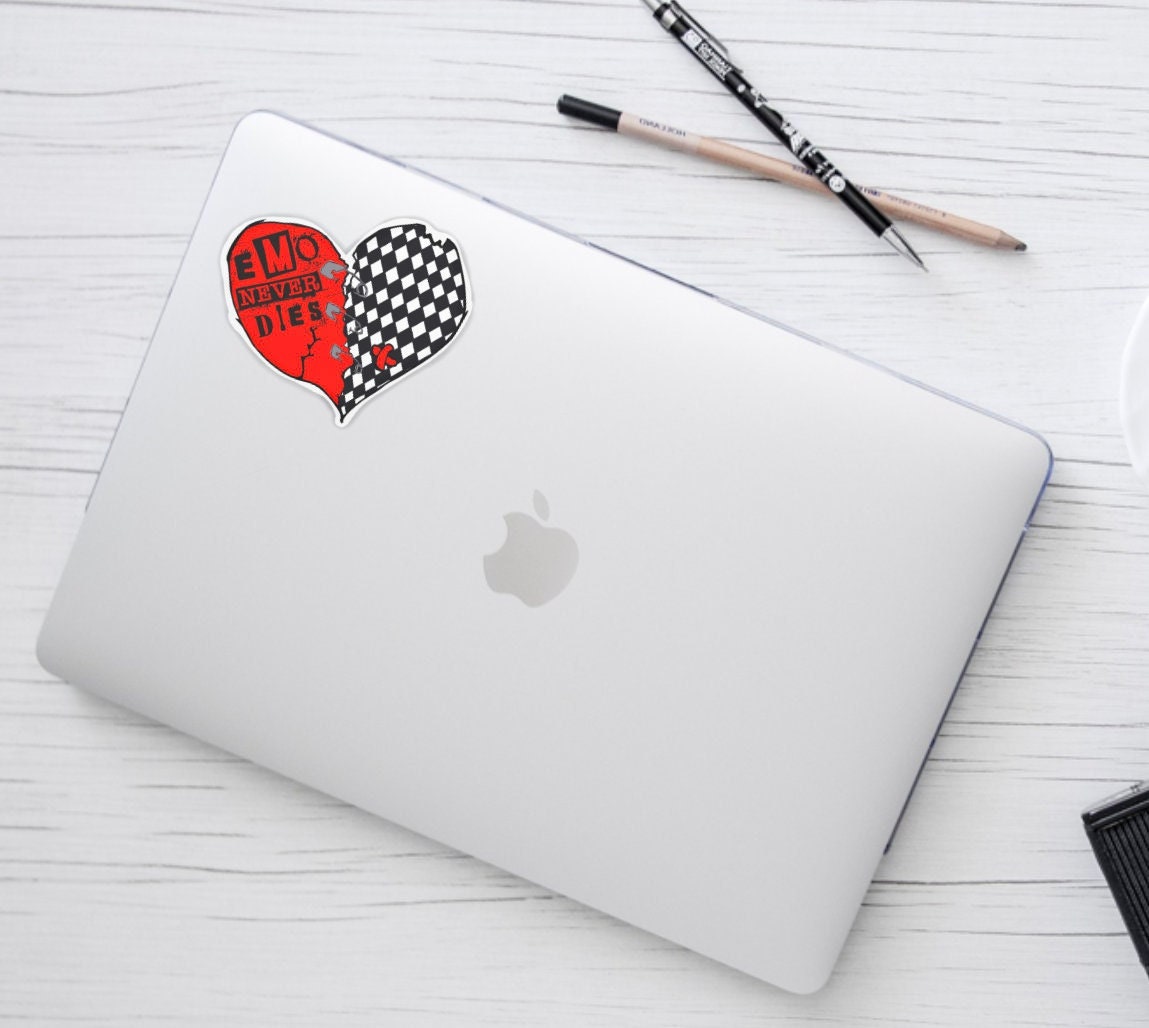 Emo Never Dies Sticker, Elder Emo Sticker, Emo Sticker, Punk Stickers ...