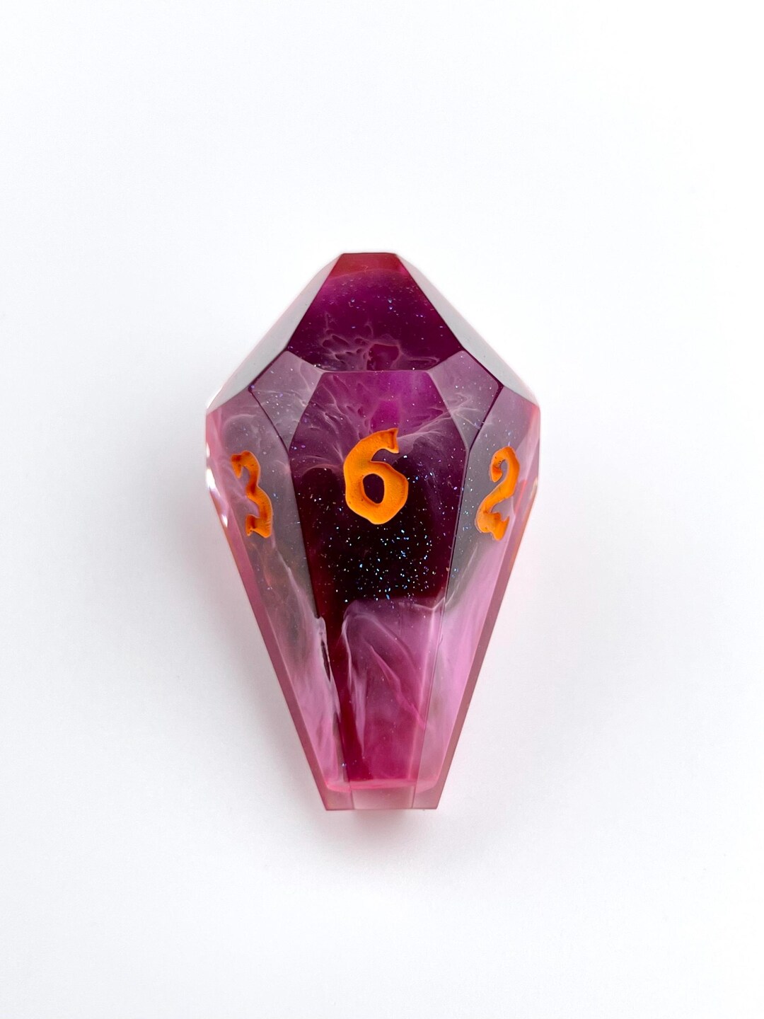 Solar Flare D6 | D6 Single Piece Dice | Polyhedral Dice | D&D Dice Set ...