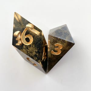 Nocturnal Fortune Dice Set Polyhedral Dice D&D Dice Set Dungeons and ...