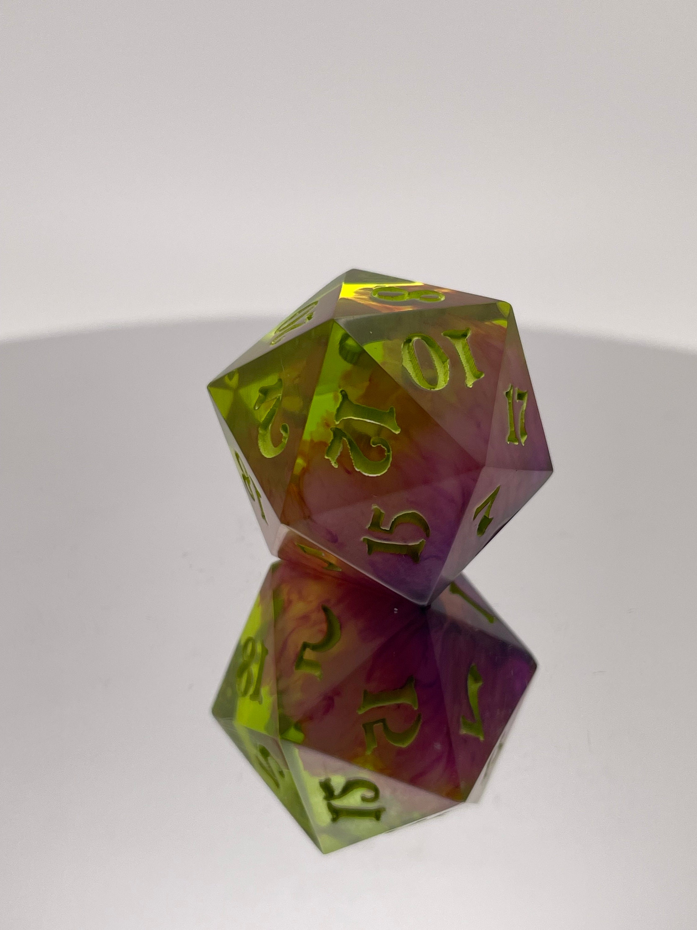 Joker's Laughing Gas Dice Set Polyhedral Dice D&D Dice - Etsy