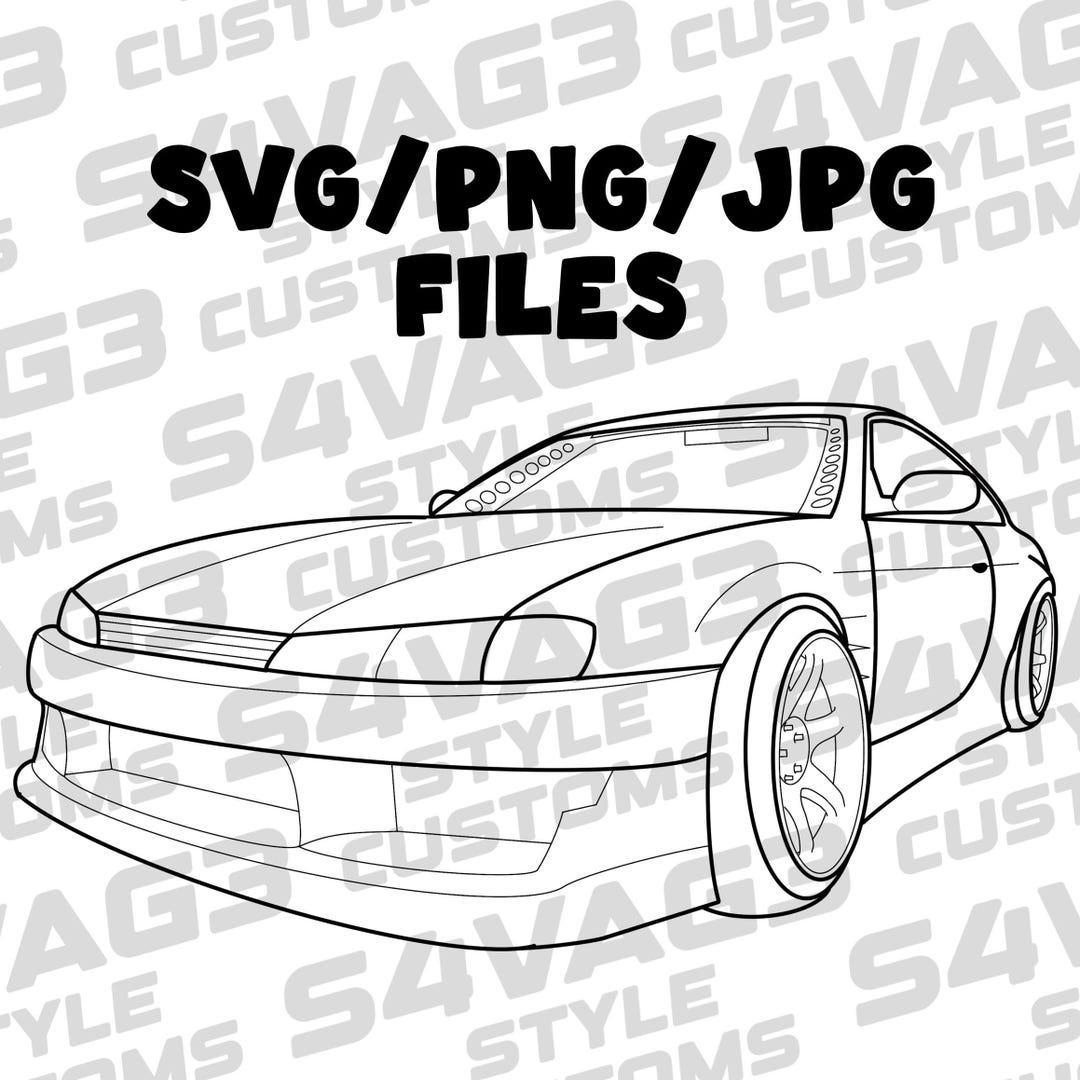 Nissan S14 Kouki SVG - Etsy