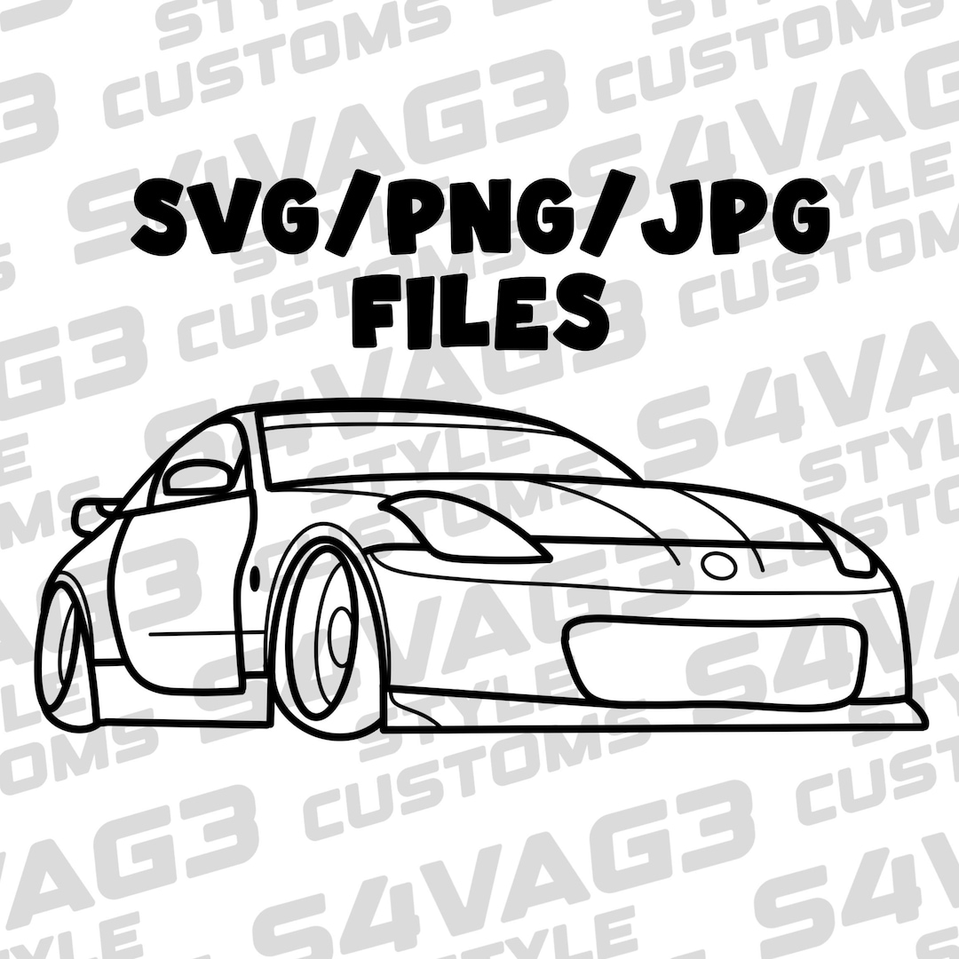 Nissan 350z SVG/PNG/JPG - Etsy