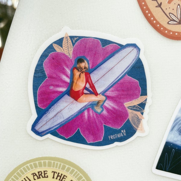 Surf Sticker - Etsy