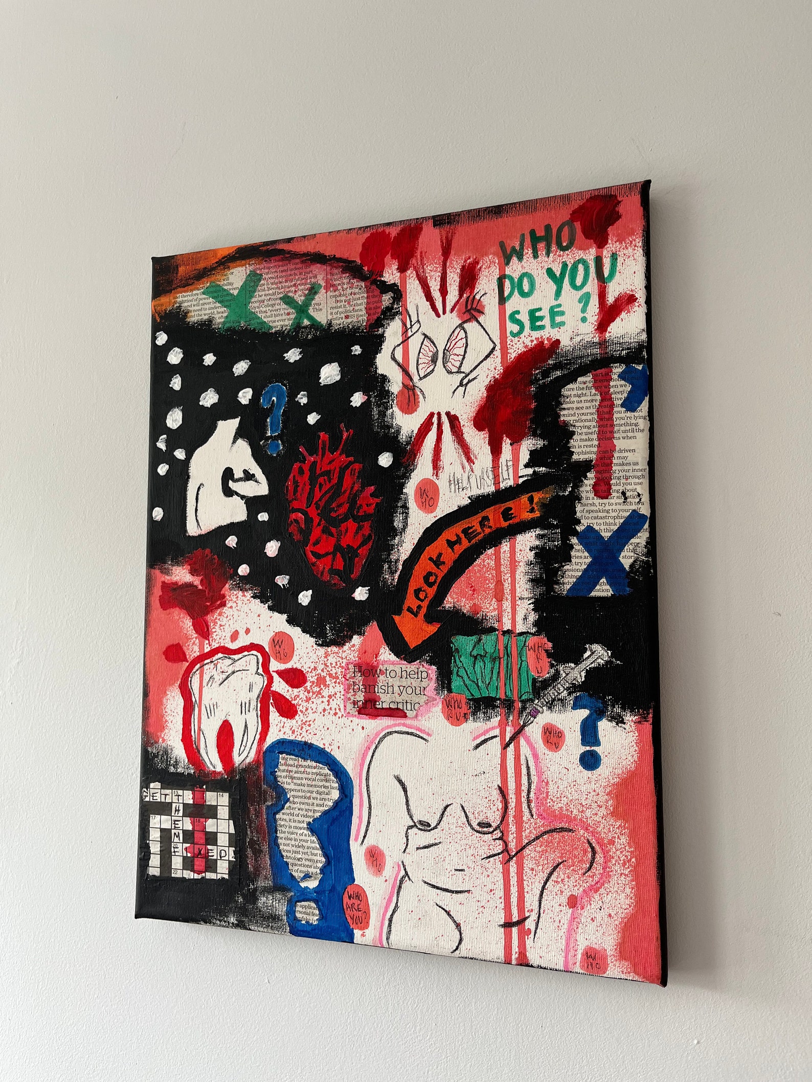 Graffiti Collage Art - Etsy