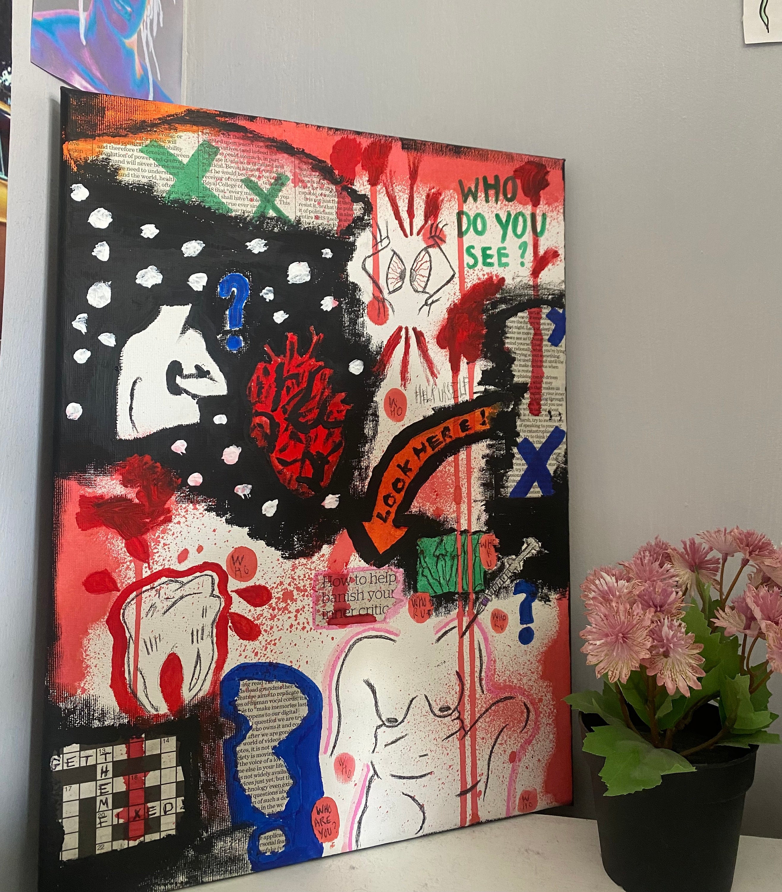 Graffiti Collage Art - Etsy