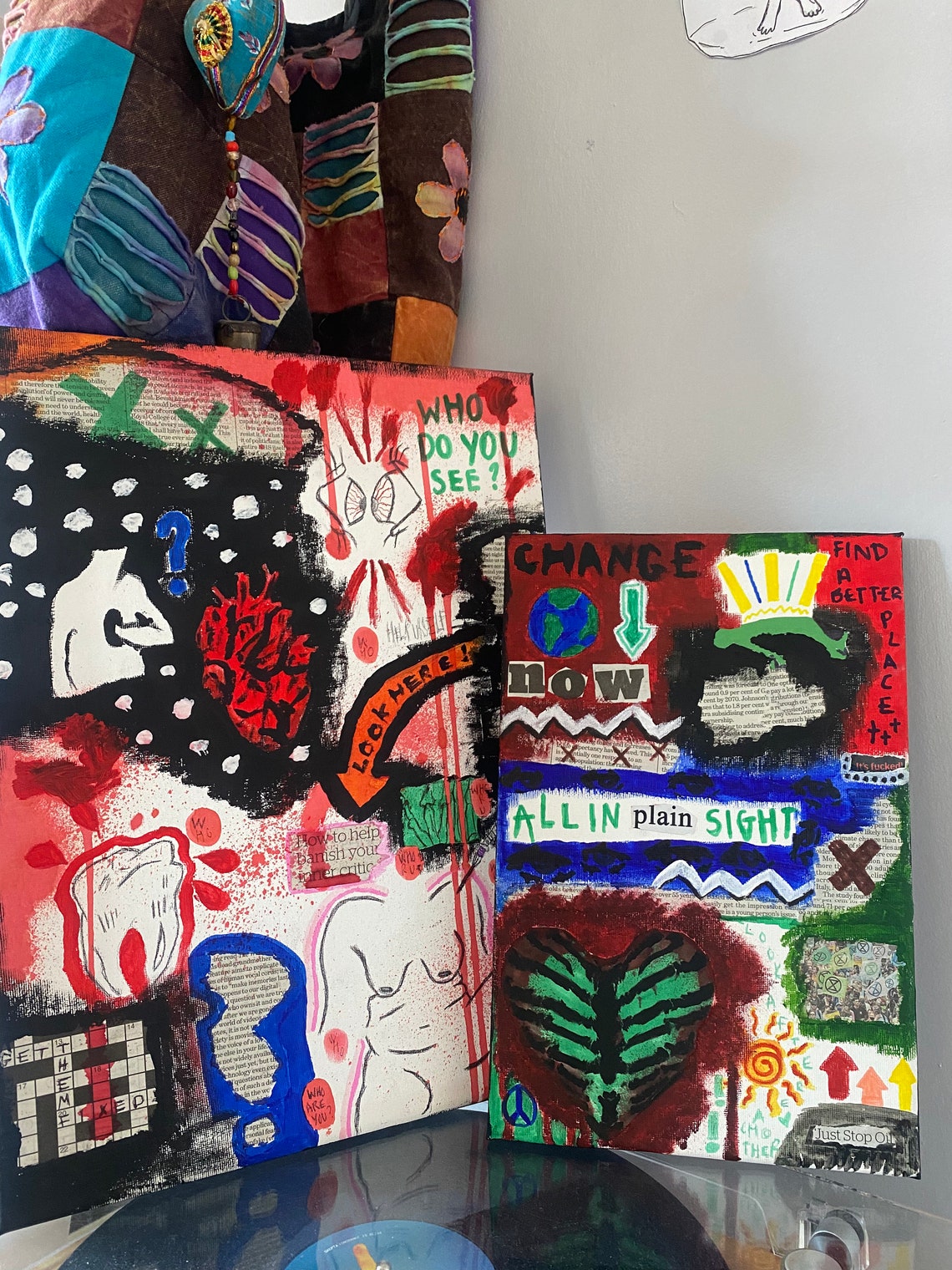 Graffiti Collage Art - Etsy