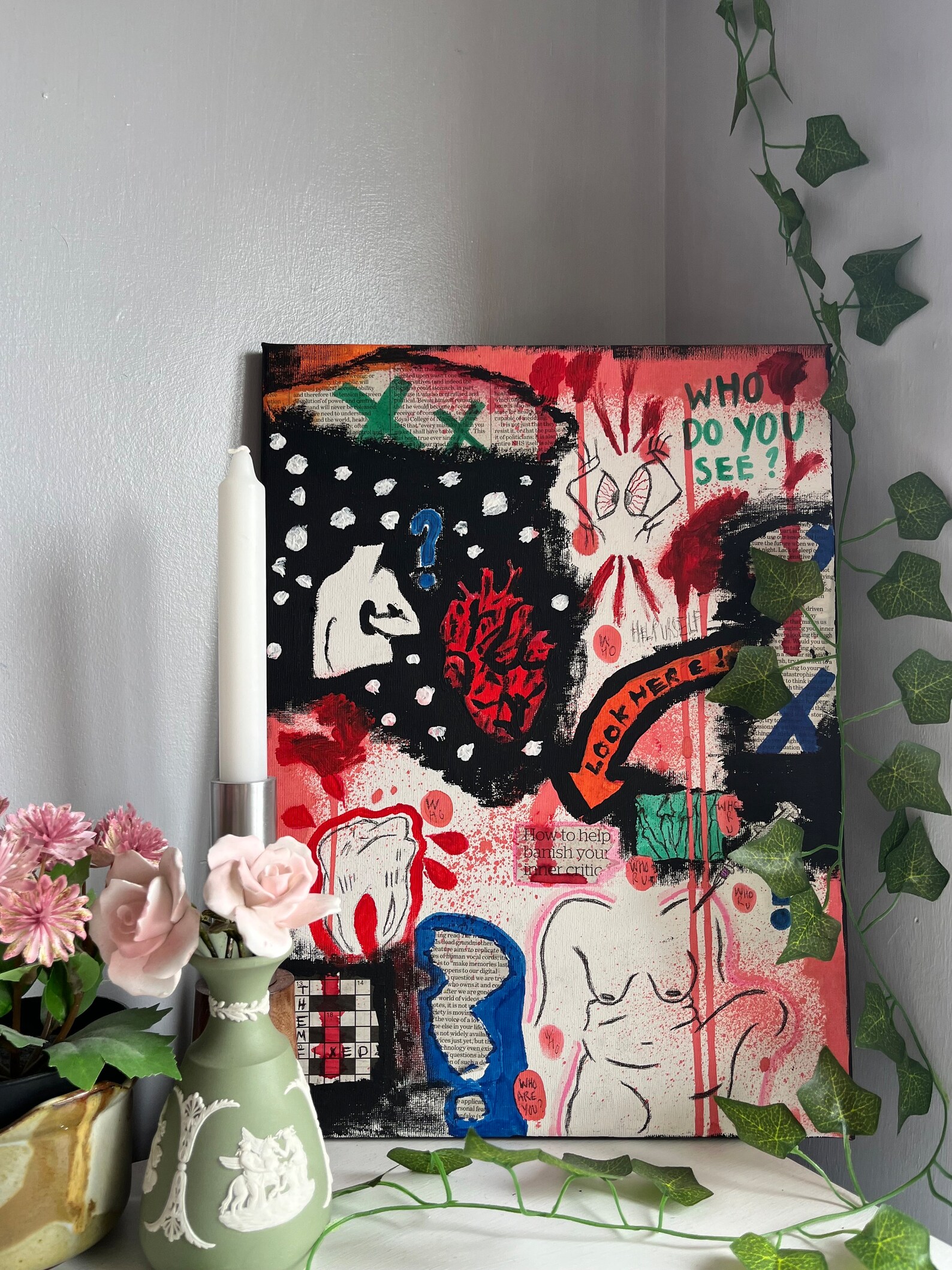 Graffiti Collage Art - Etsy