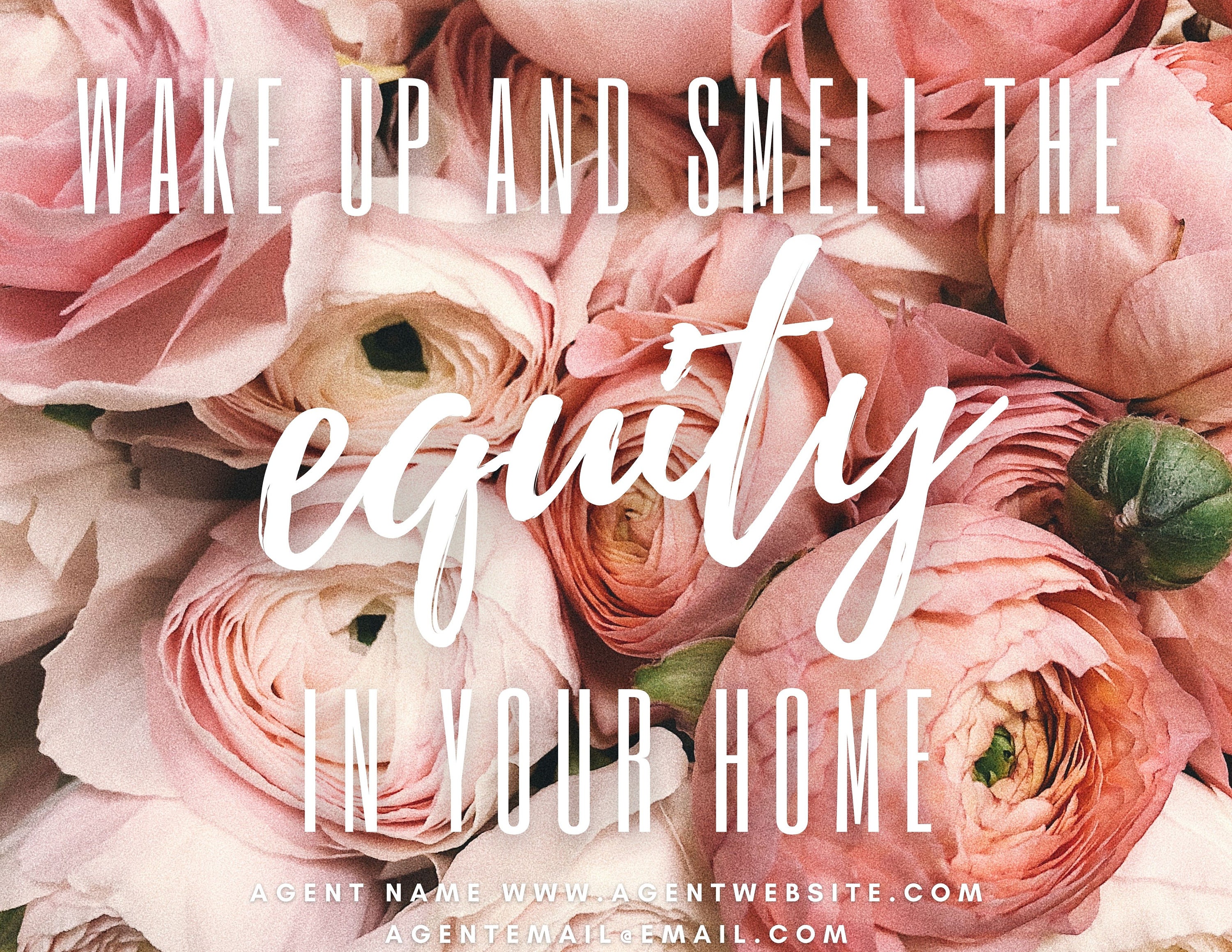 Realtor Spring Postcard, Spring Pop By, Real Estate Marketing, Realtor ...