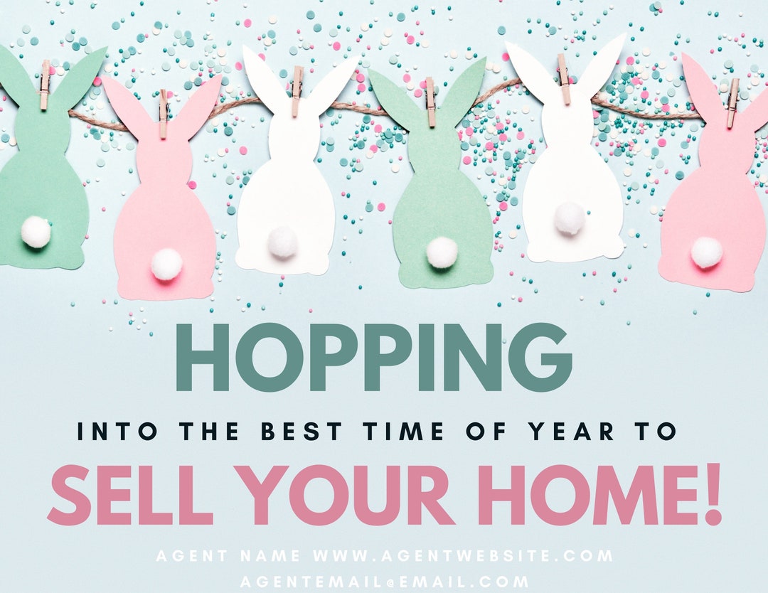 Realtor Spring Postcard, Spring Pop By, Real Estate Marketing, Realtor ...