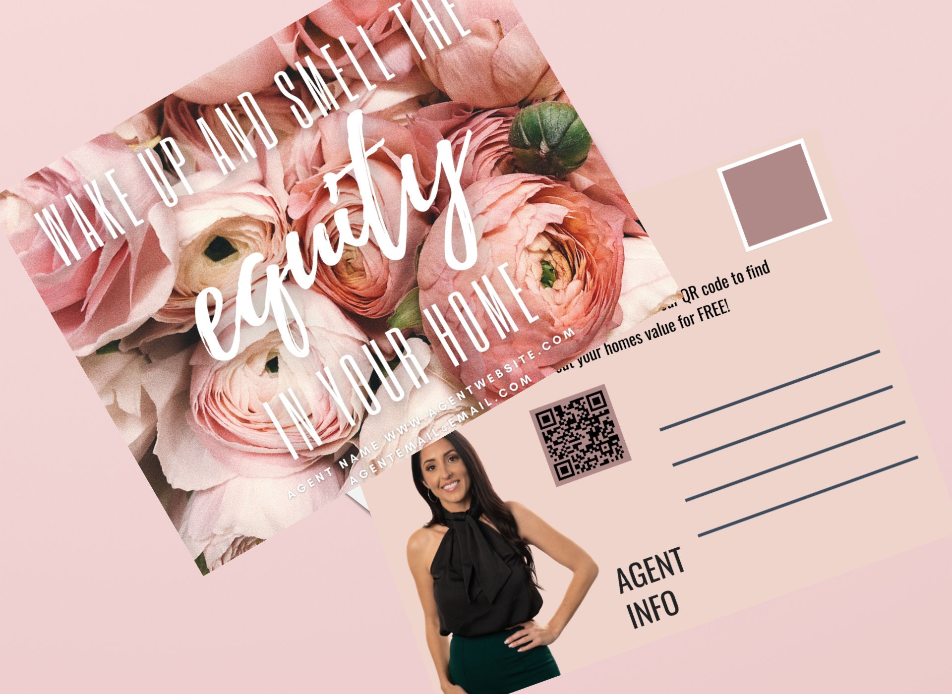 Realtor Spring Postcard, Spring Pop By, Real Estate Marketing, Realtor ...