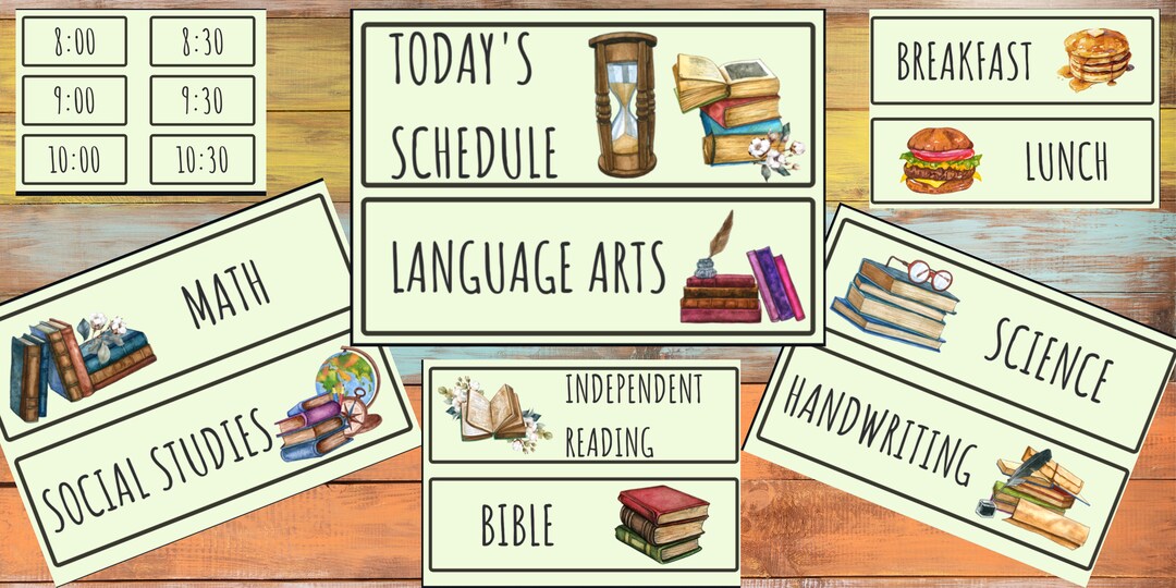 Homeschool Poster Board Decor - Etsy