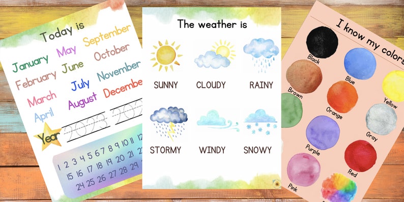 Preschool Morning Binder - Etsy