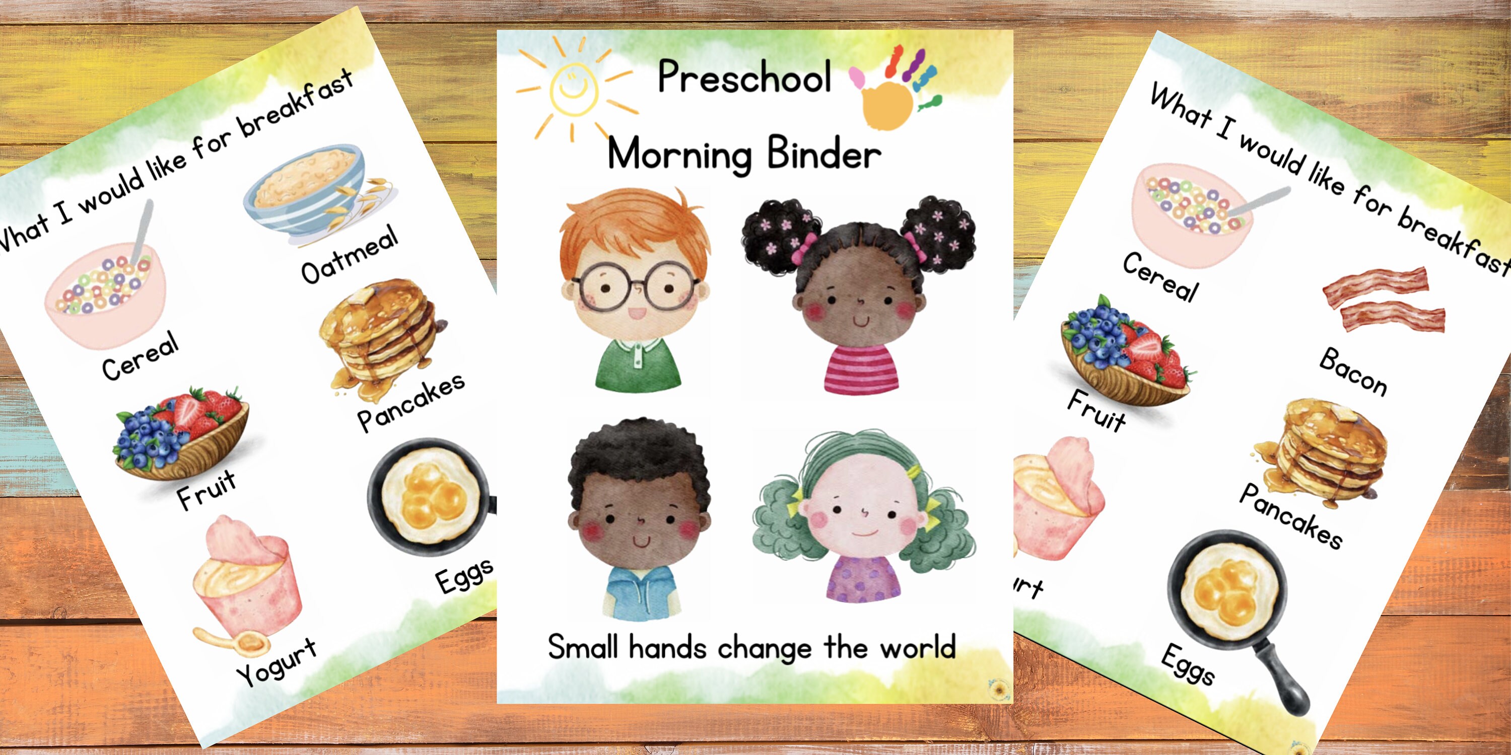 Preschool Morning Binder - Etsy