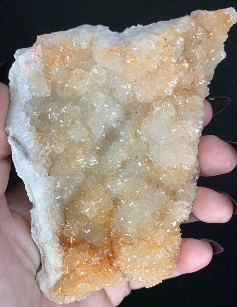 Amazing Missouri Quartz Drusy druzy Crystal Specimen With Beautiful Citrine Coloring - Etsy