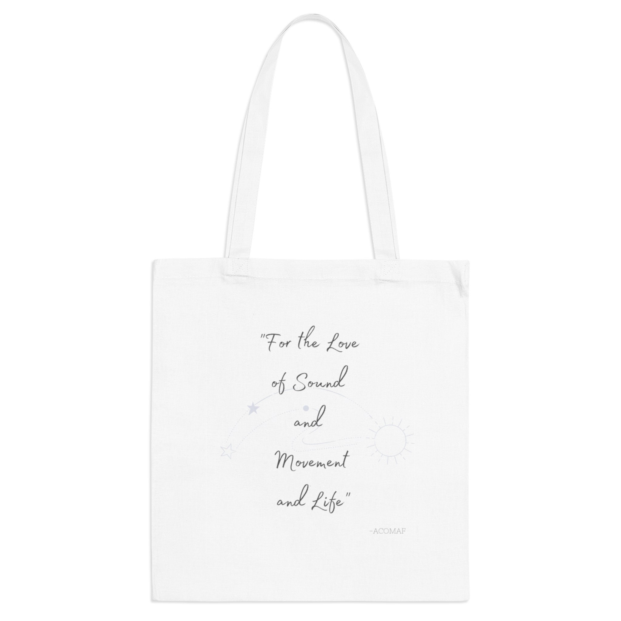 Starfall Quote Tote Bag ACOMAF Velaris Aesthetic Perfect - Etsy
