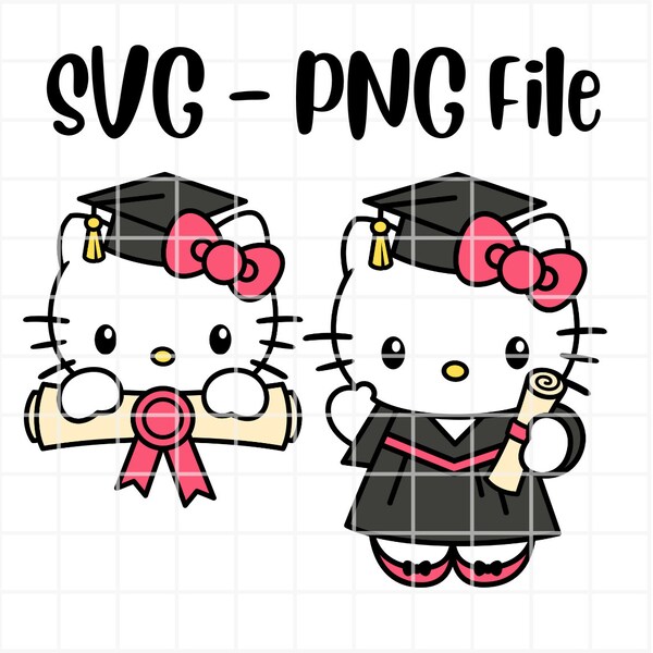 Hello kitty svg - Etsy