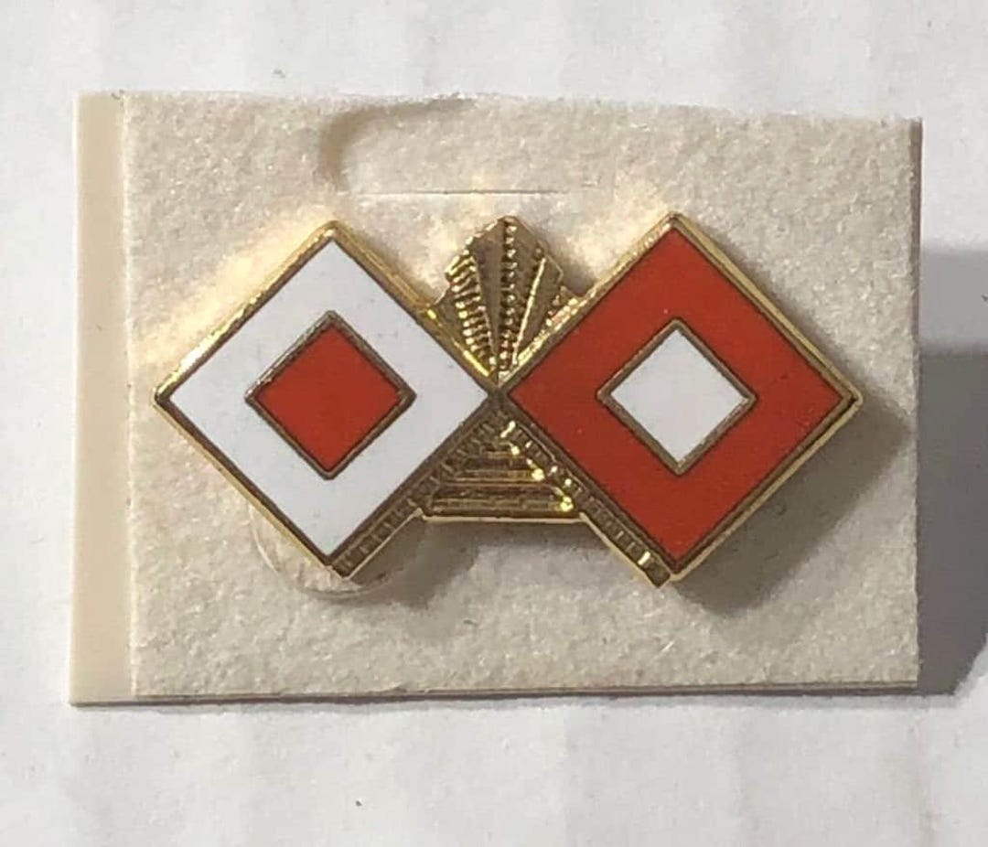 U.S Army Signal Corps Branch Officer Vintage Collar Pin WWII - Etsy