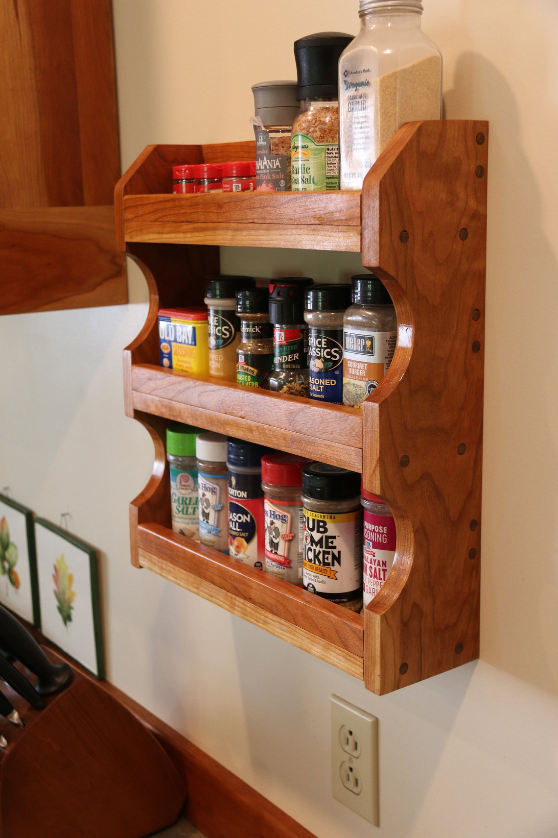 Spice Rack, Storage Shelf - Etsy