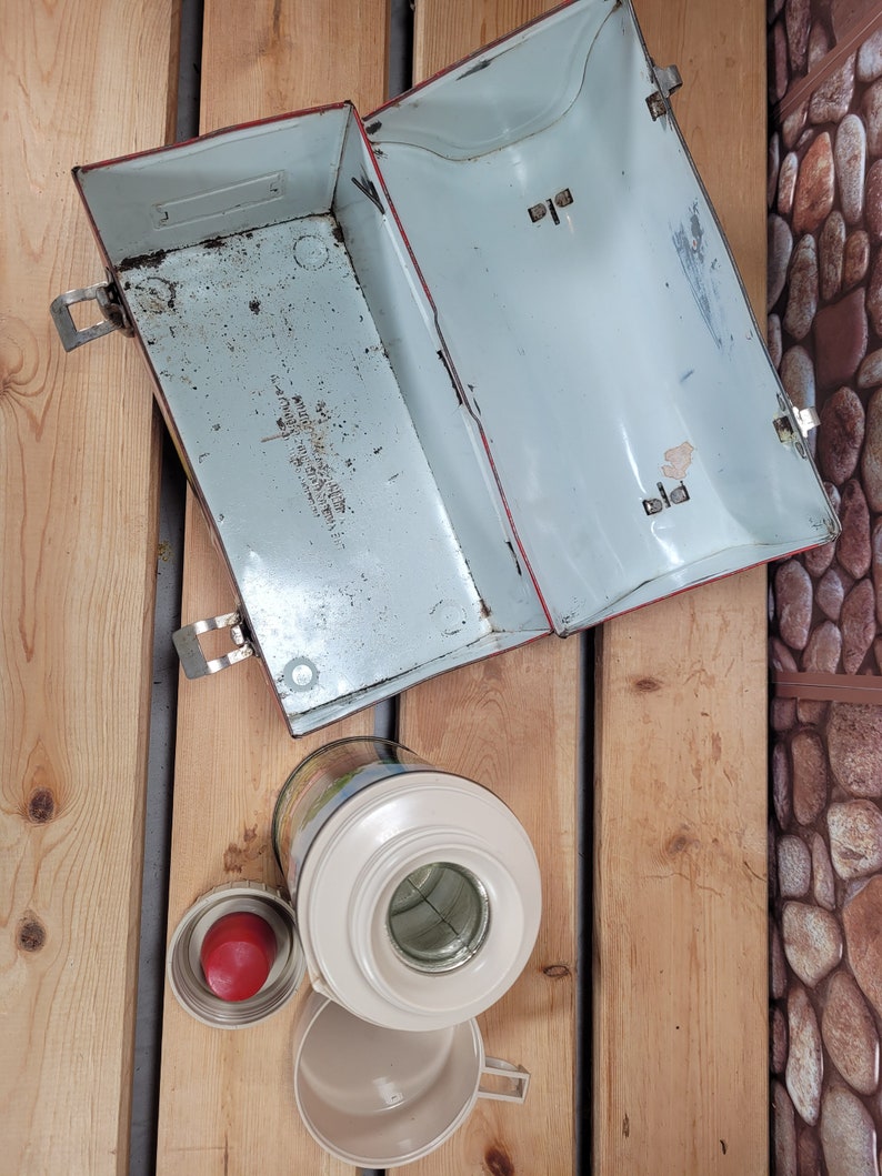 Vintage Farm Metal Lunchbox - Etsy