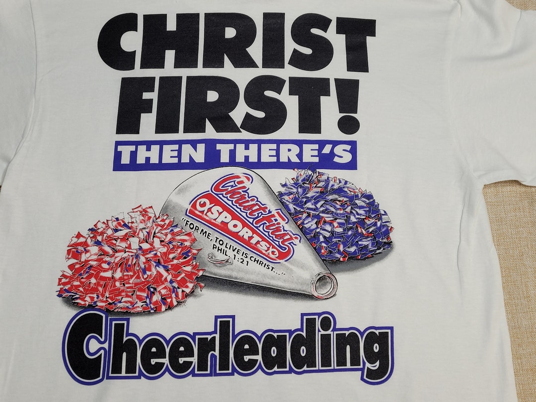 Christ First Then There's Cheerleading Unisex T-shirt - Etsy