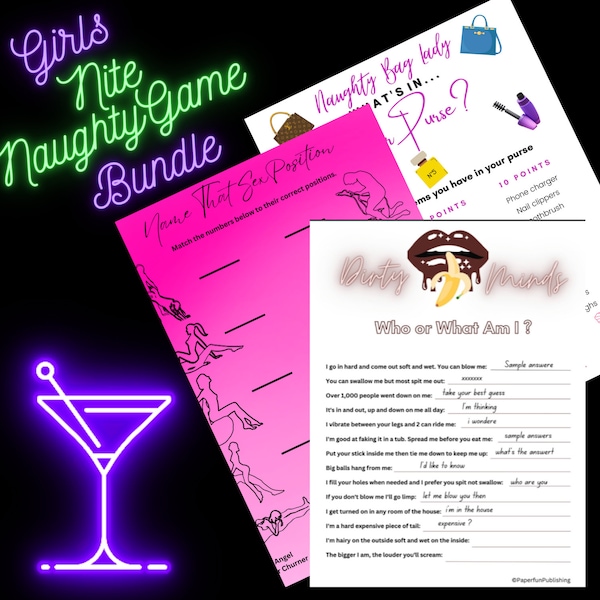 Girls Night Games - Etsy