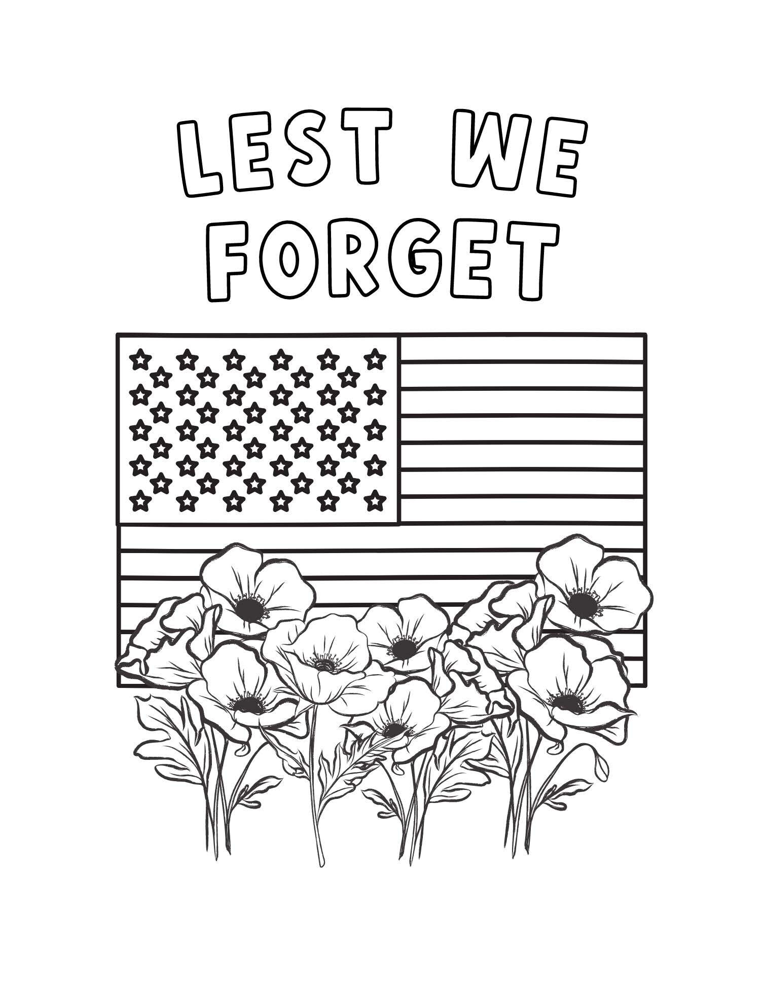 Memorial Day Coloring Pages Set of 10 Printable Instant Download - Etsy