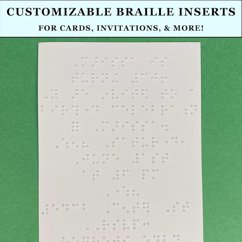 Braille - Etsy