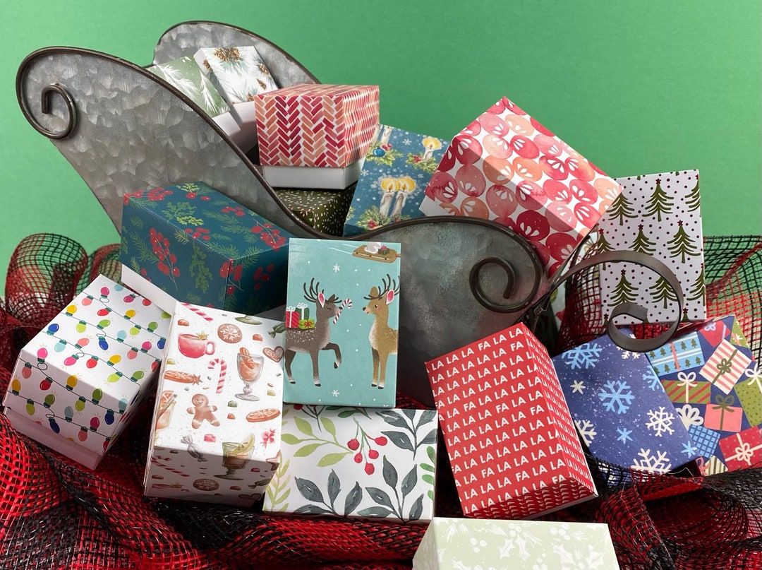 Customizable Christmas Gift Boxes – Small Handmade Boxes for Jewelry ...