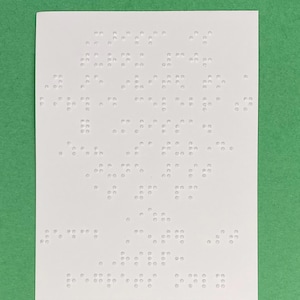 Customizable Braille Card Inserts and Labels - Etsy