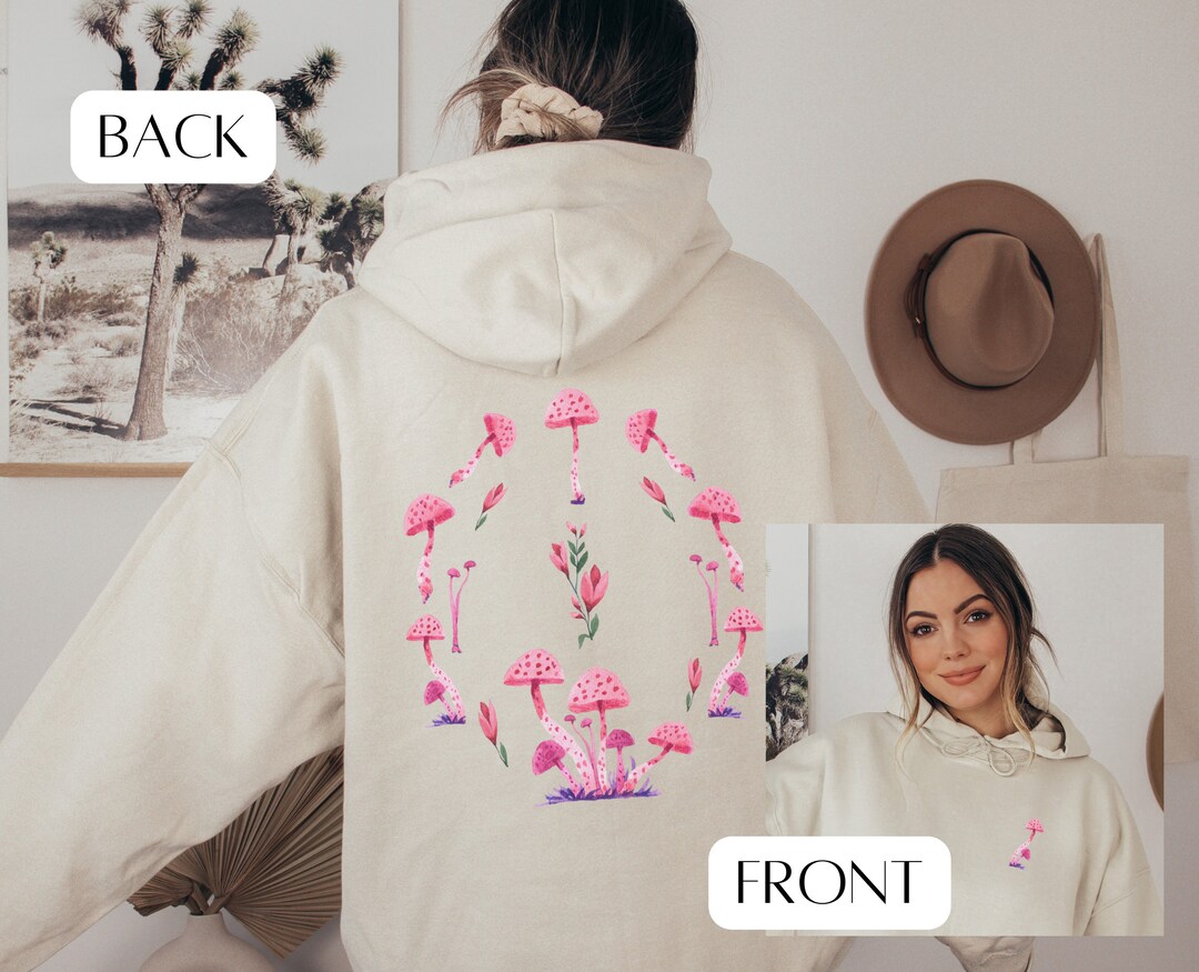 Mushroom Hoodie, Cottagecore Clothing, Cottage Core Clothes, Mycology ...
