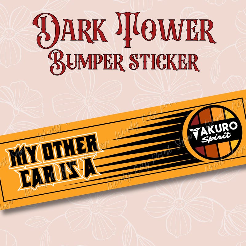 Dark Tower Decal Sticker - Etsy UK