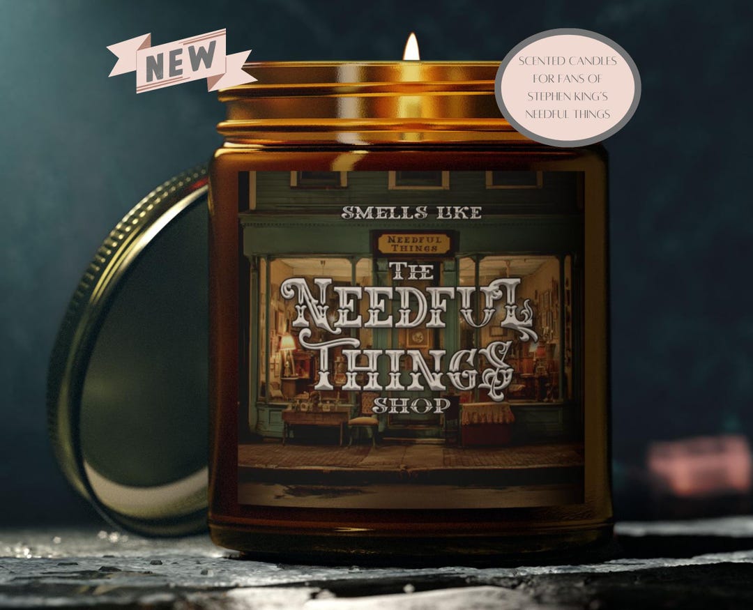 Needful Things Shop Candle: Stephen King Bookish Horror Gift - Etsy