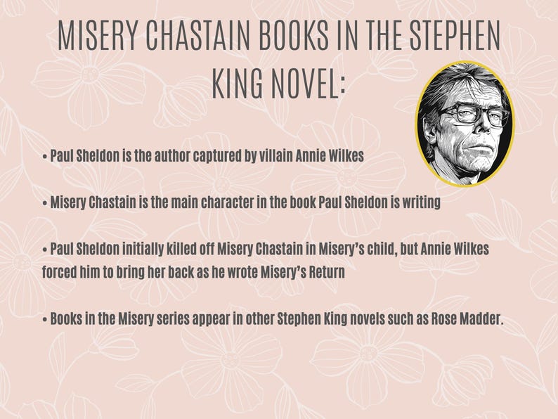 Misery's Journey Magnet, Stephen King Magnet, Misery, Annie Wilkes ...