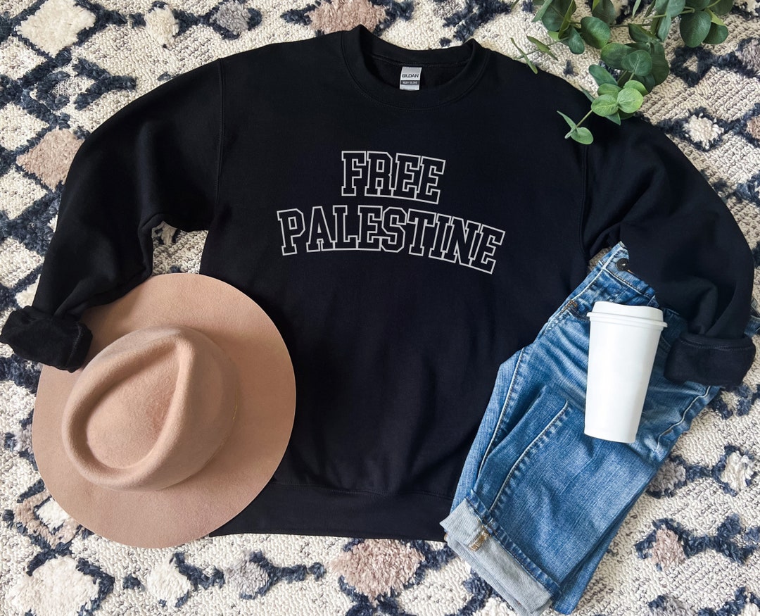 Free Palestine Sweatshirt, Pro-palestine Gift, Protest Apparel, Leftist ...