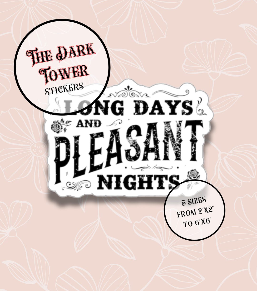 Dark Tower Sticker, Stephen King Sticker, Dark Tower Gift, Constant ...