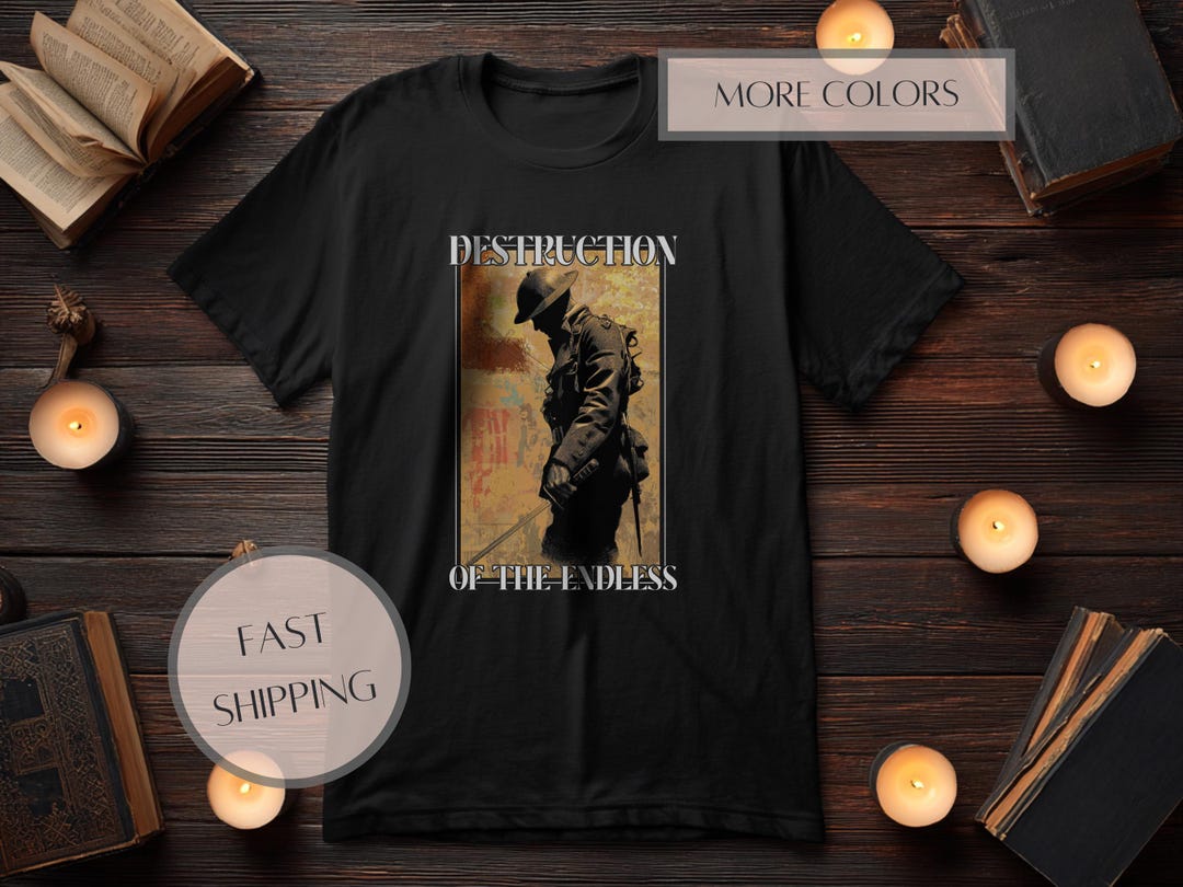 Destruction of the Endless Shirt, Sandman Graphic Tee, Neil Gaiman Fan ...