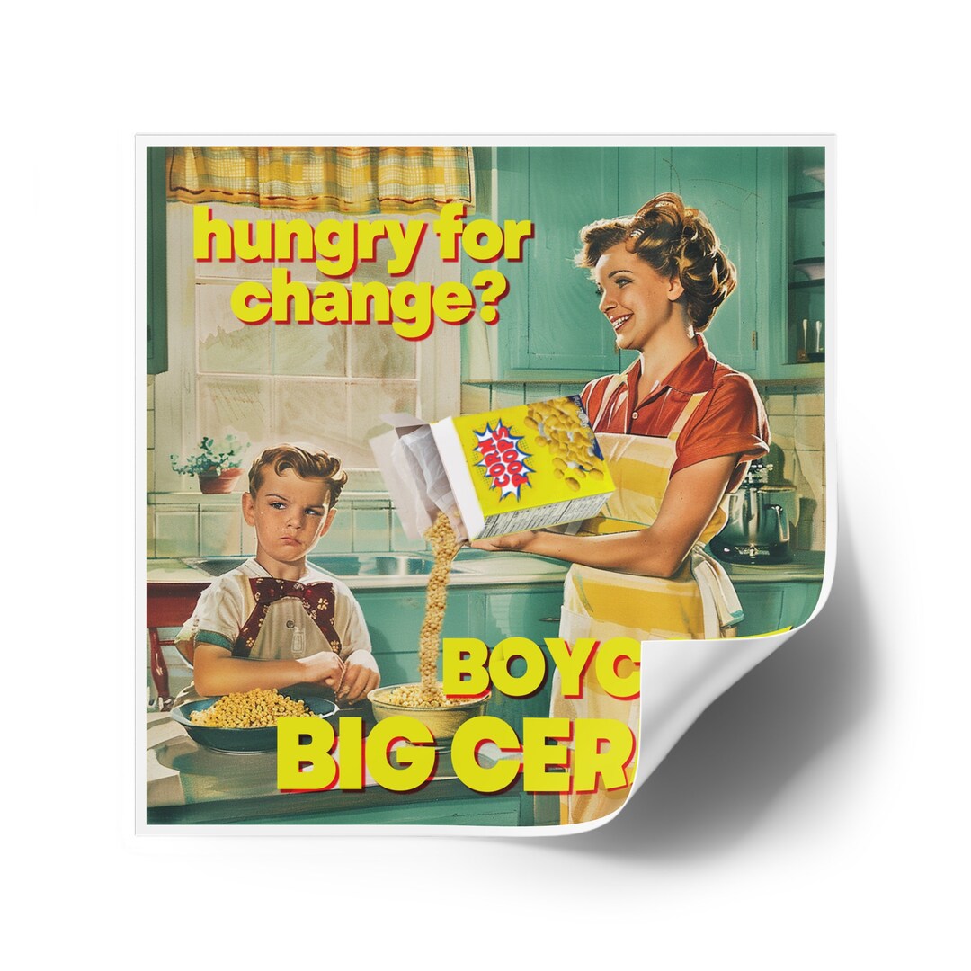 Kellogg's Boycott Sticker Roll, Kellogg's Boycott, Protest Sticker, Pro ...