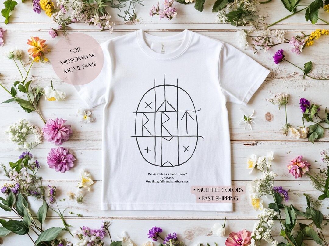 Midsommar Rune Shirt, Ari Aster Graphic Tee, Midsommar Movie Tshirt ...