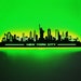 42 LED Lighted New York City Skyline Wall Art, Lighted City Skyline ...